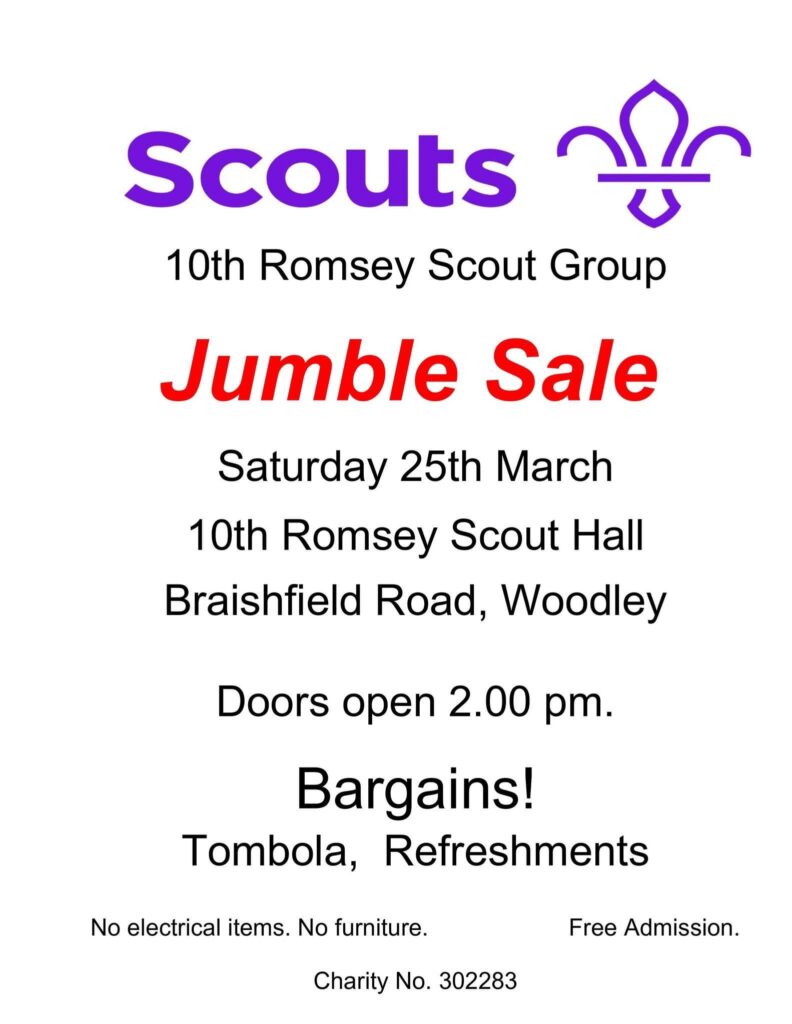 Jumble Sale | Romsey District Scouts